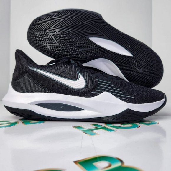 Nike | Shoes | Nike Precision V Mens Basketball Sneakers Shoes Black ...